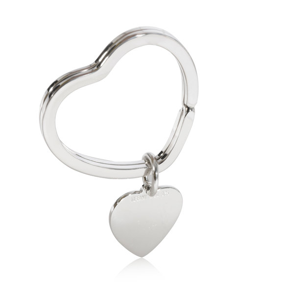 Tiffany & Co. | Jewelry | Tiffany Co Heart Key Ring With Heart Tag In ...